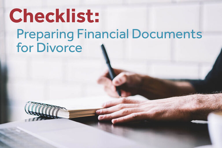 Divorce & Finances: The Ultimate Checklist of Financial Documents ...